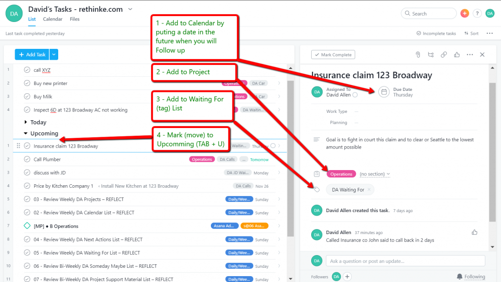 Copied Info What is Getting Things Done GTD – Rethink